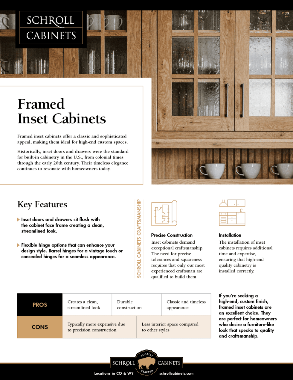 Framed Inset | Schroll Cabinets